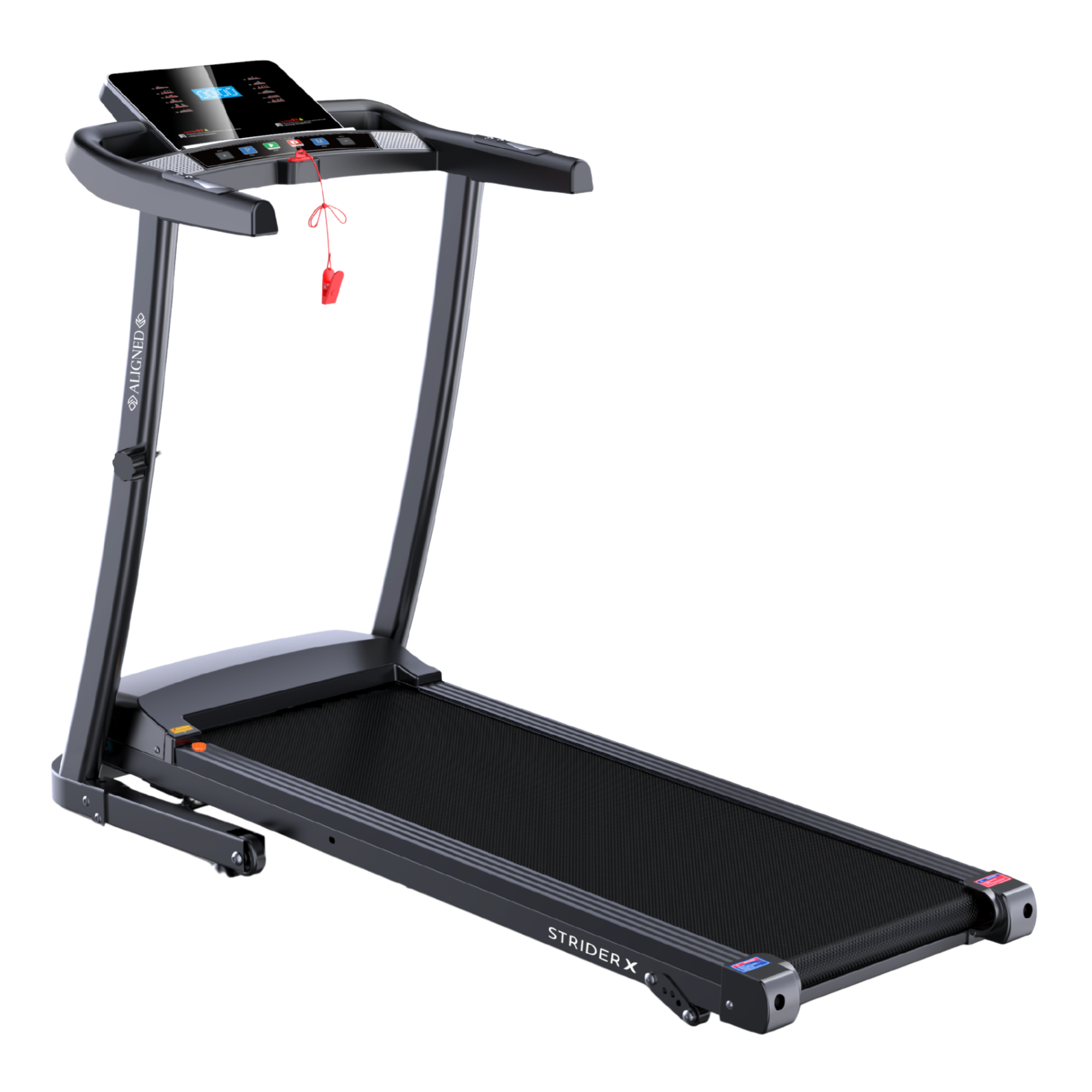 STRIDER X | 1–12km/h | 12 Program Compact Folding Treadmill - 90kg Max ...